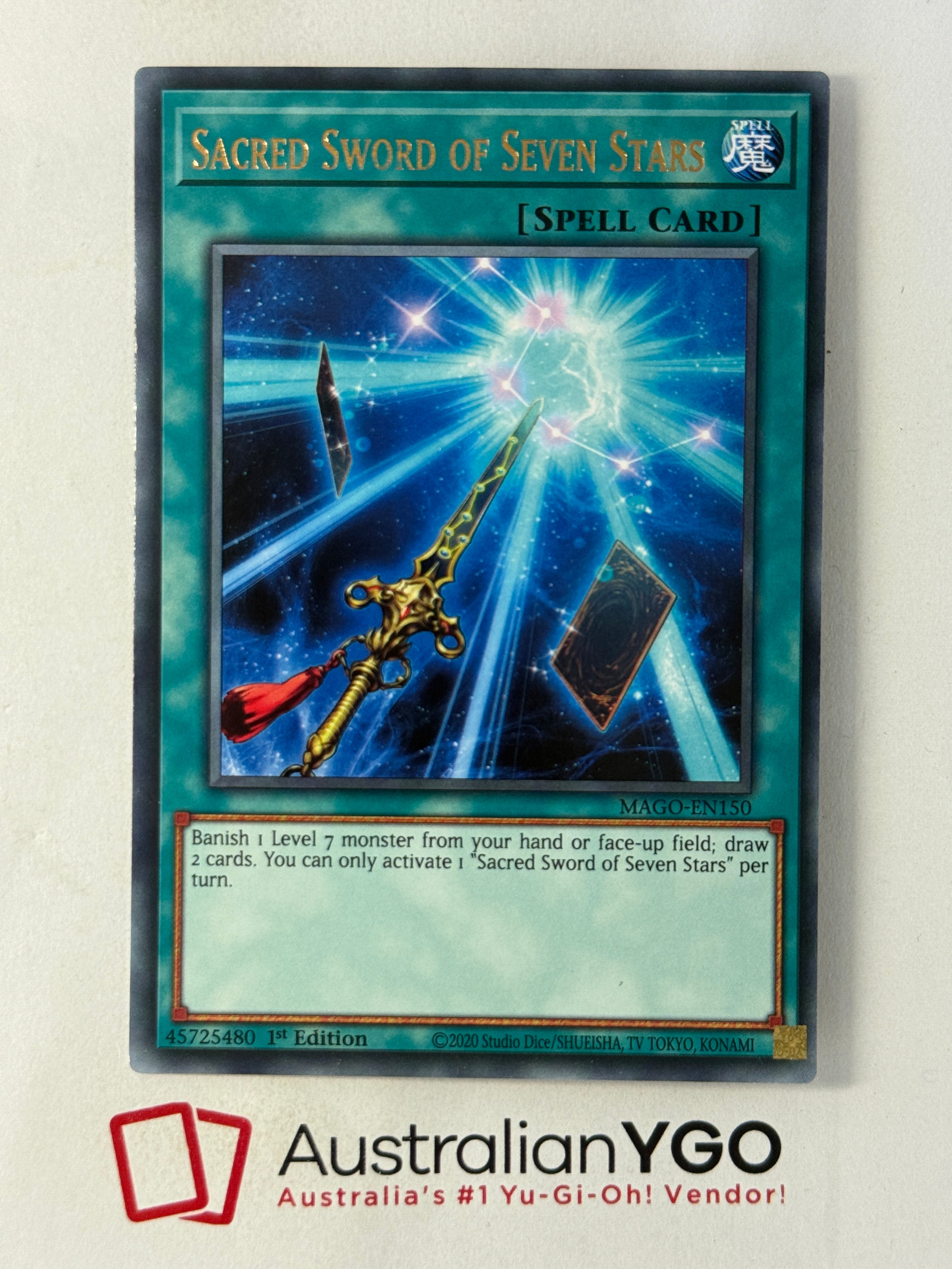 SACRED SWORD OF SEVEN STARS MAGO-EN150 – Aus Ygo