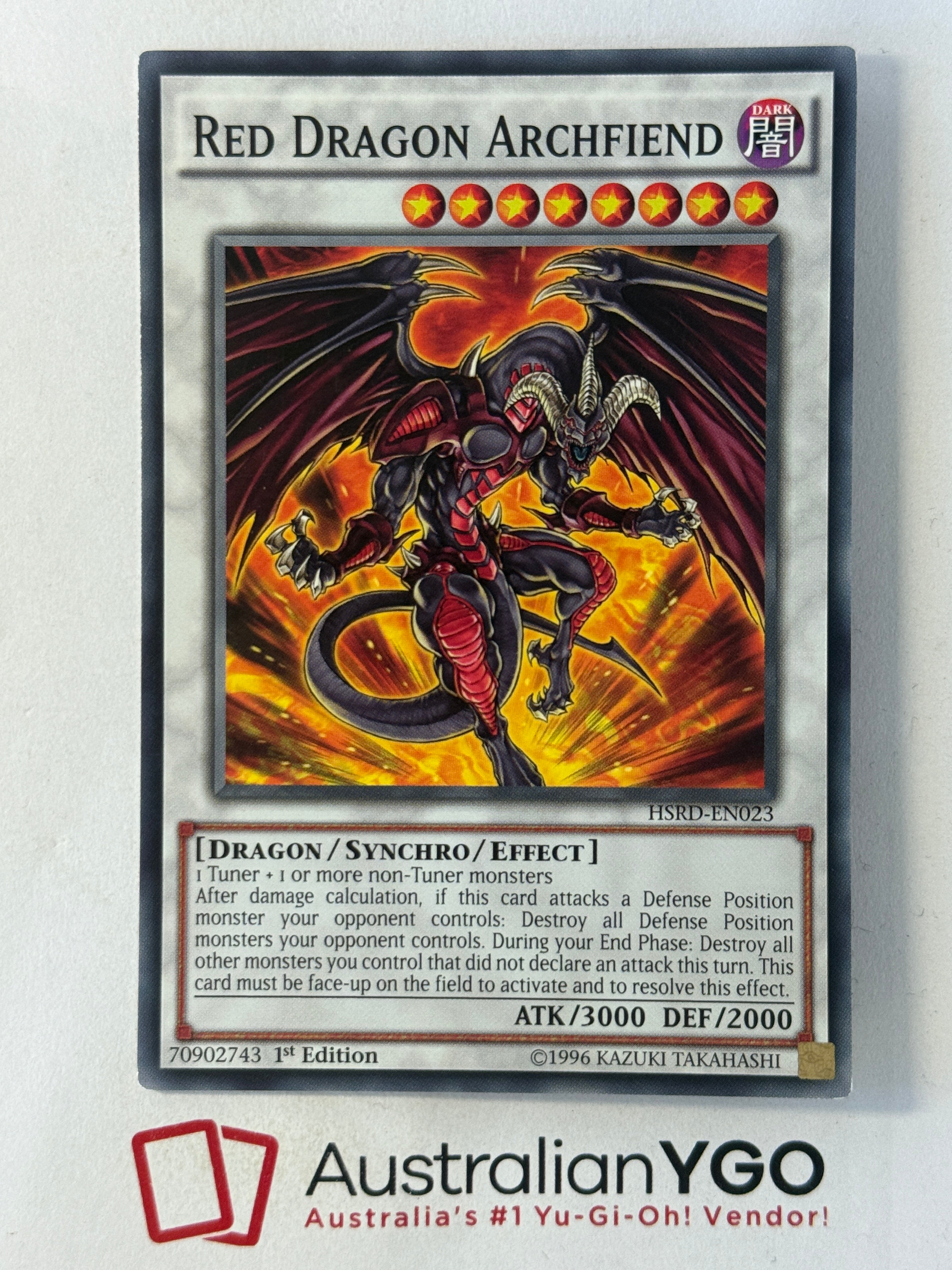 RED DRAGON ARCHFIEND HSRD-EN023 – Aus Ygo