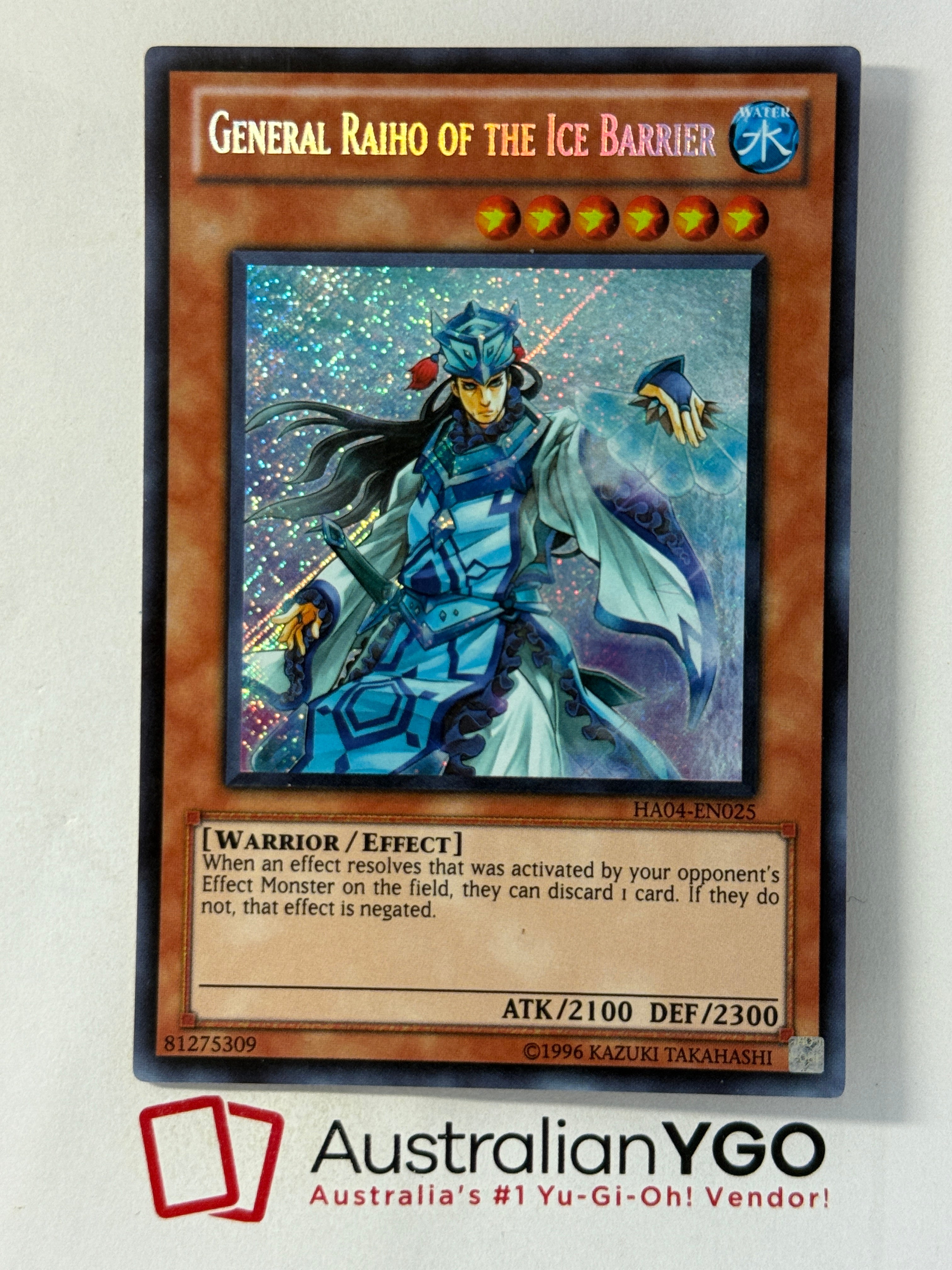 GENERAL RAIHO OF THE ICE BARRIER HA04-EN025 – Aus Ygo