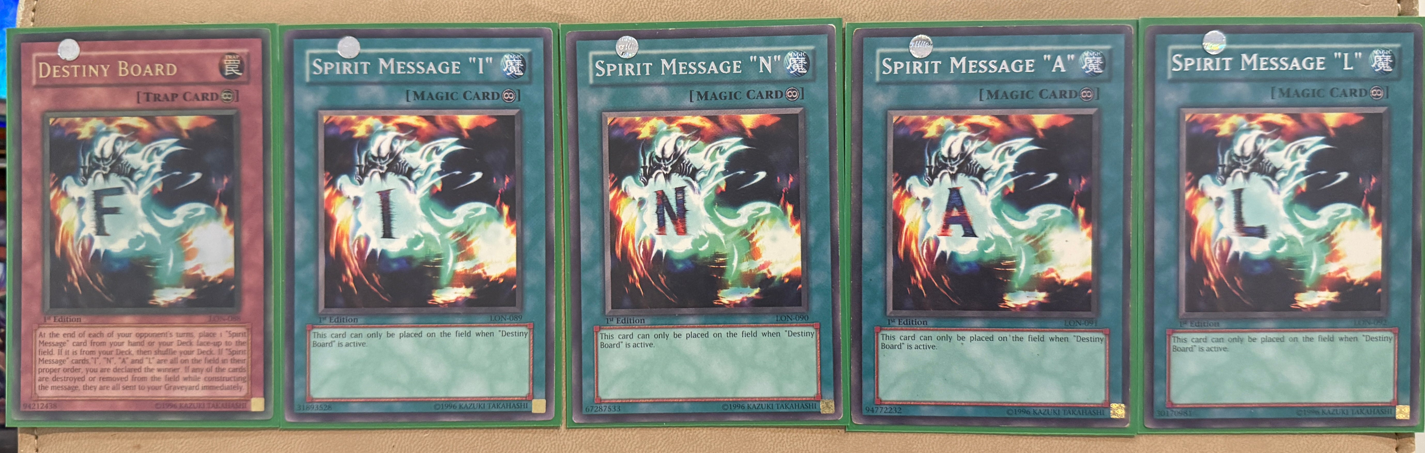 DESTINY BOARD & SPIRIT MESSAGE: “FINAL” – Aus Ygo