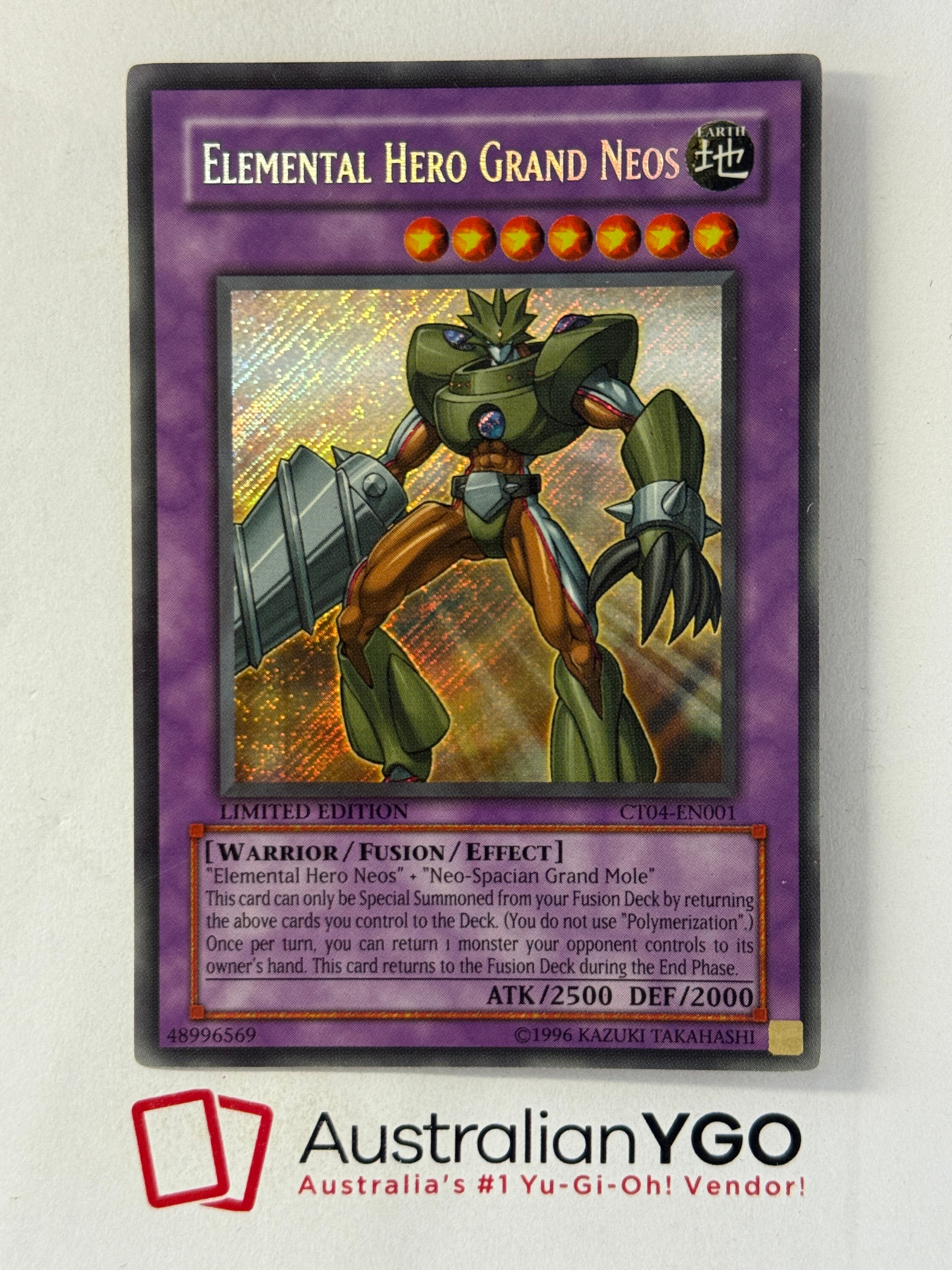 ELEMENTAL HERO GRAND NEOS CT04-EN001 – Aus Ygo
