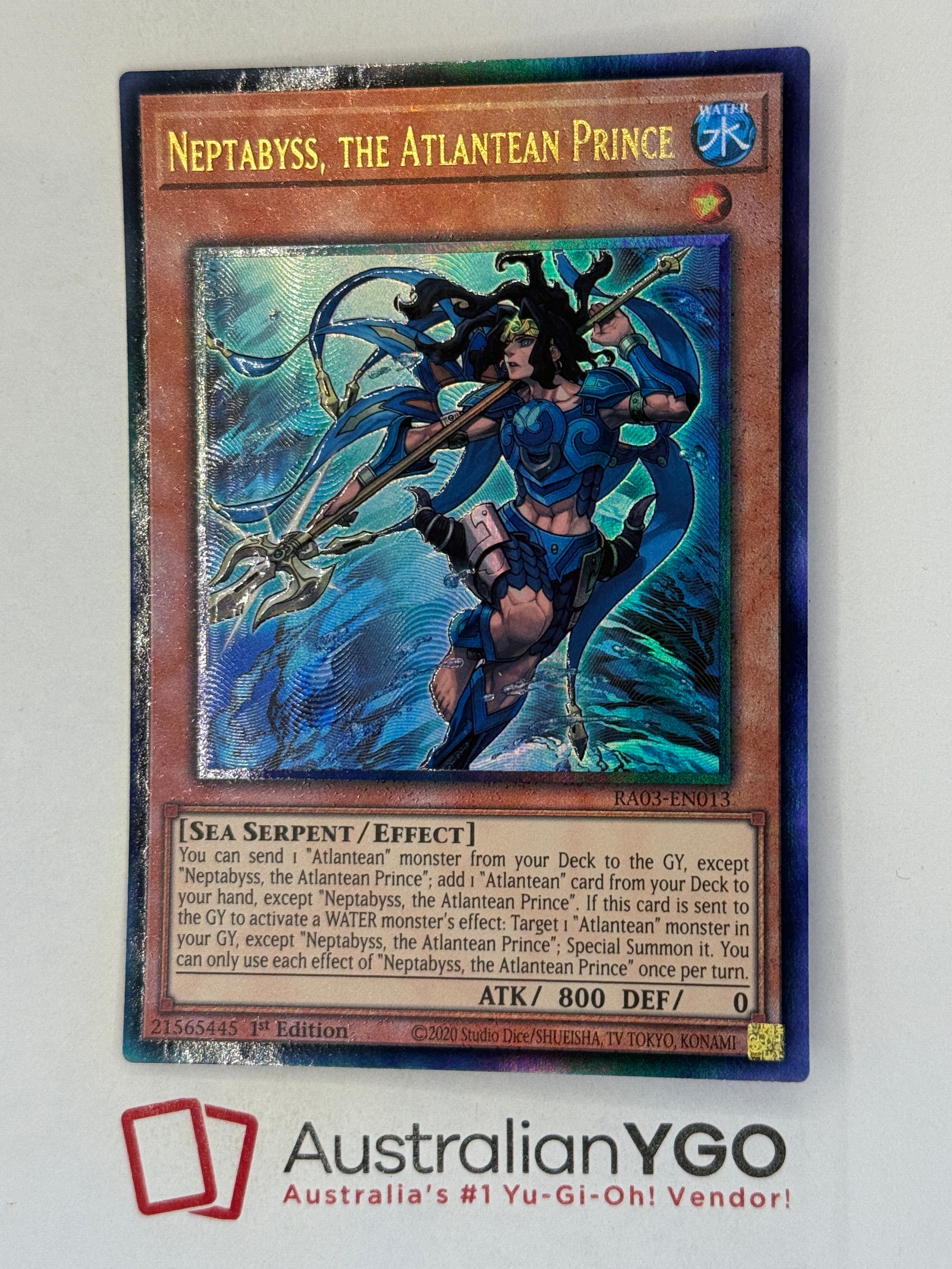 NEPTABYSS, THE ATLANTEAN PRINCE RA03-ENO13 (PUR) – Aus Ygo