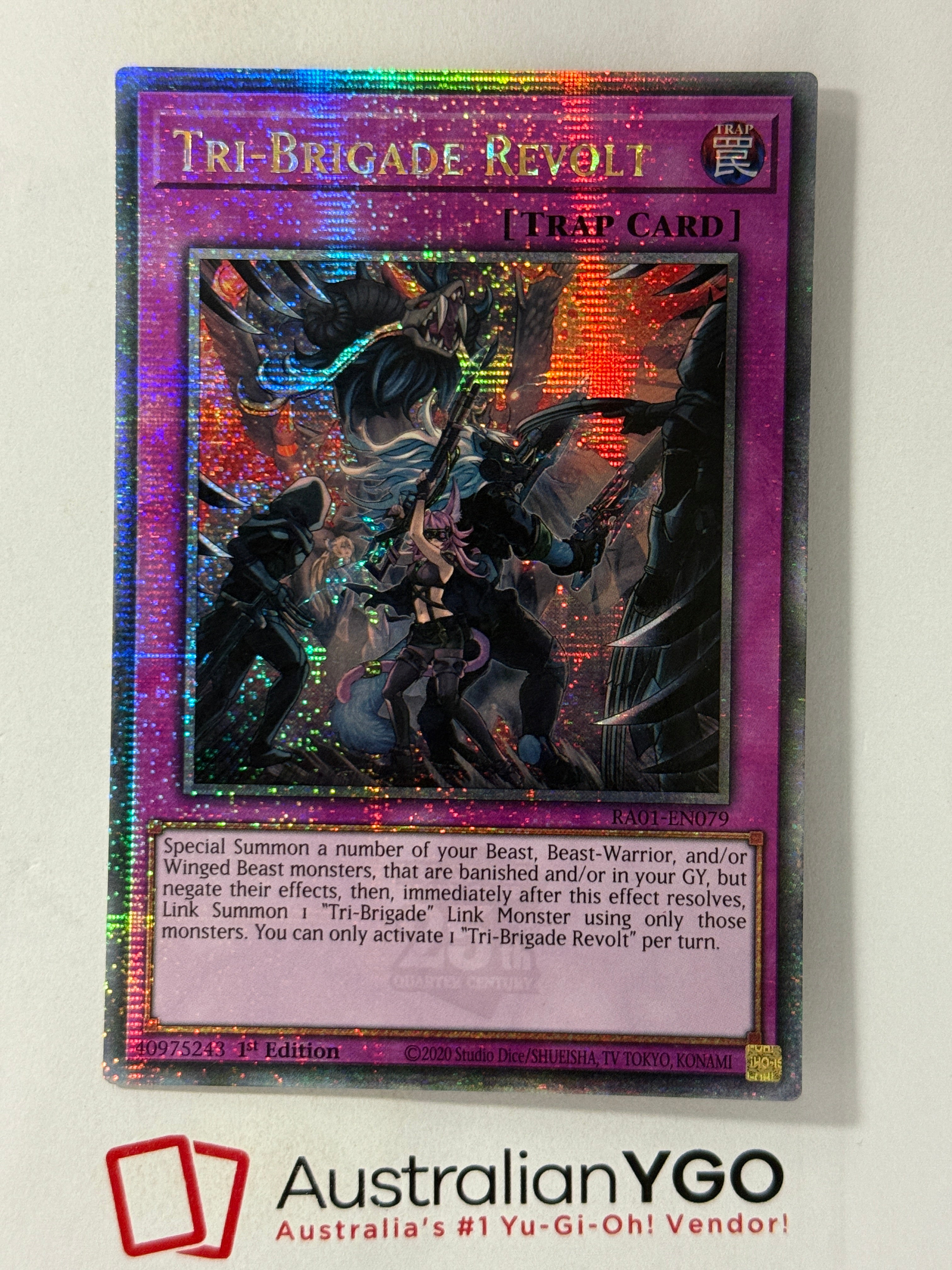 TRI-BRIGADE REVOLT RAO1-ENO79 (QCR) – Aus Ygo