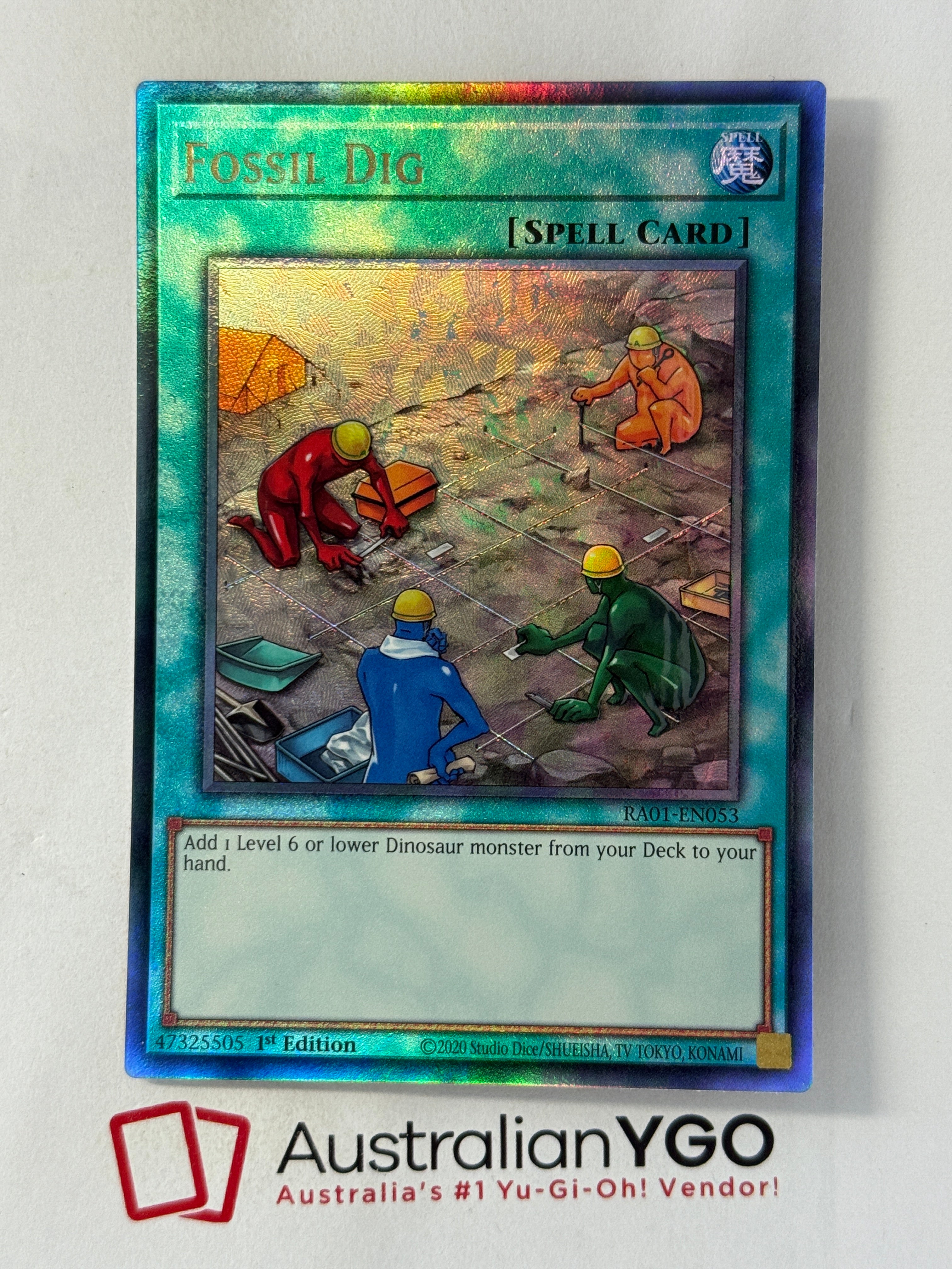 Fossil Dig RA01-EN053 (PUR) – Aus Ygo