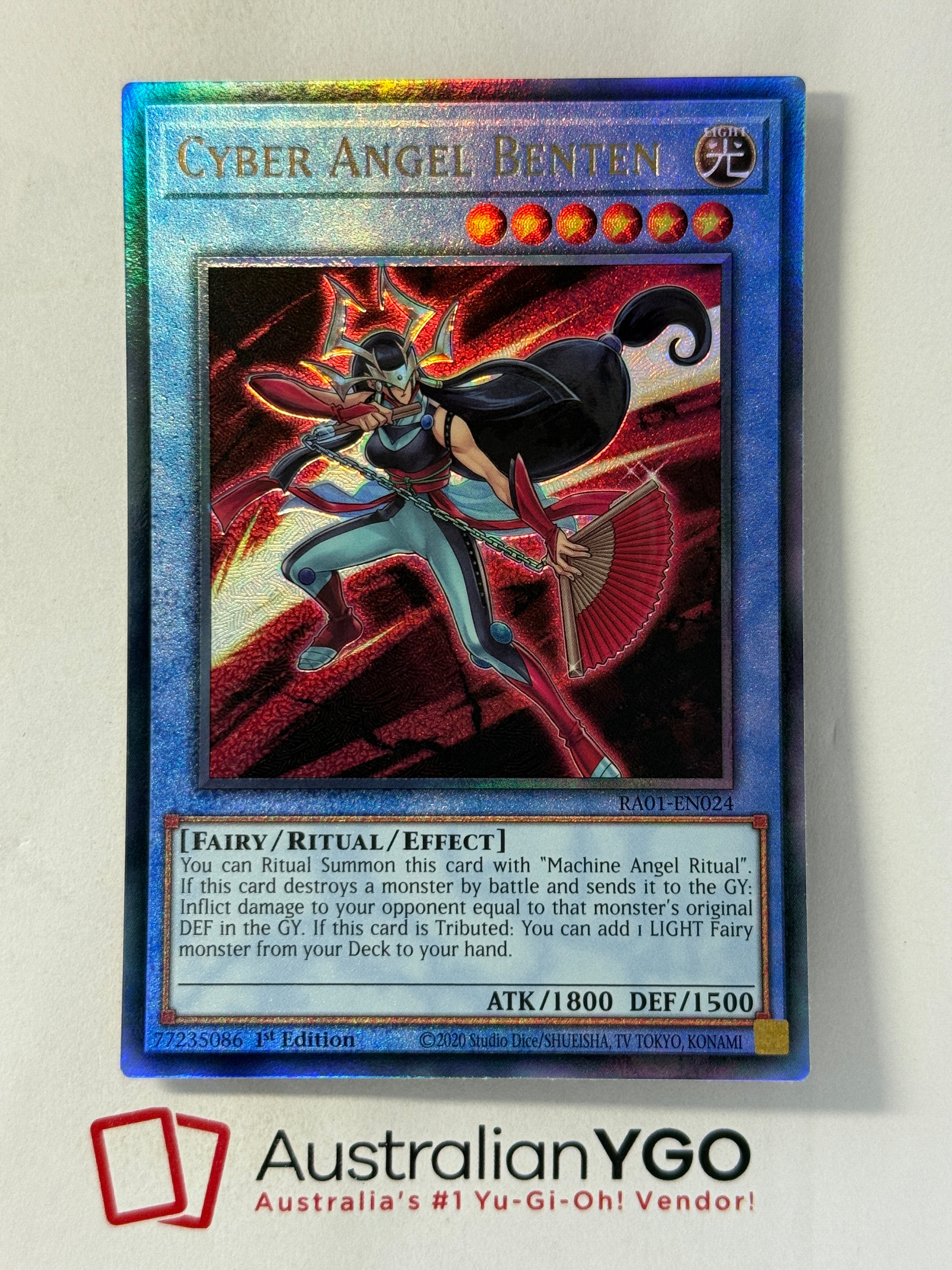 CYBER ANGEL BENTEN RA01-EN024 (PUR) – Aus Ygo