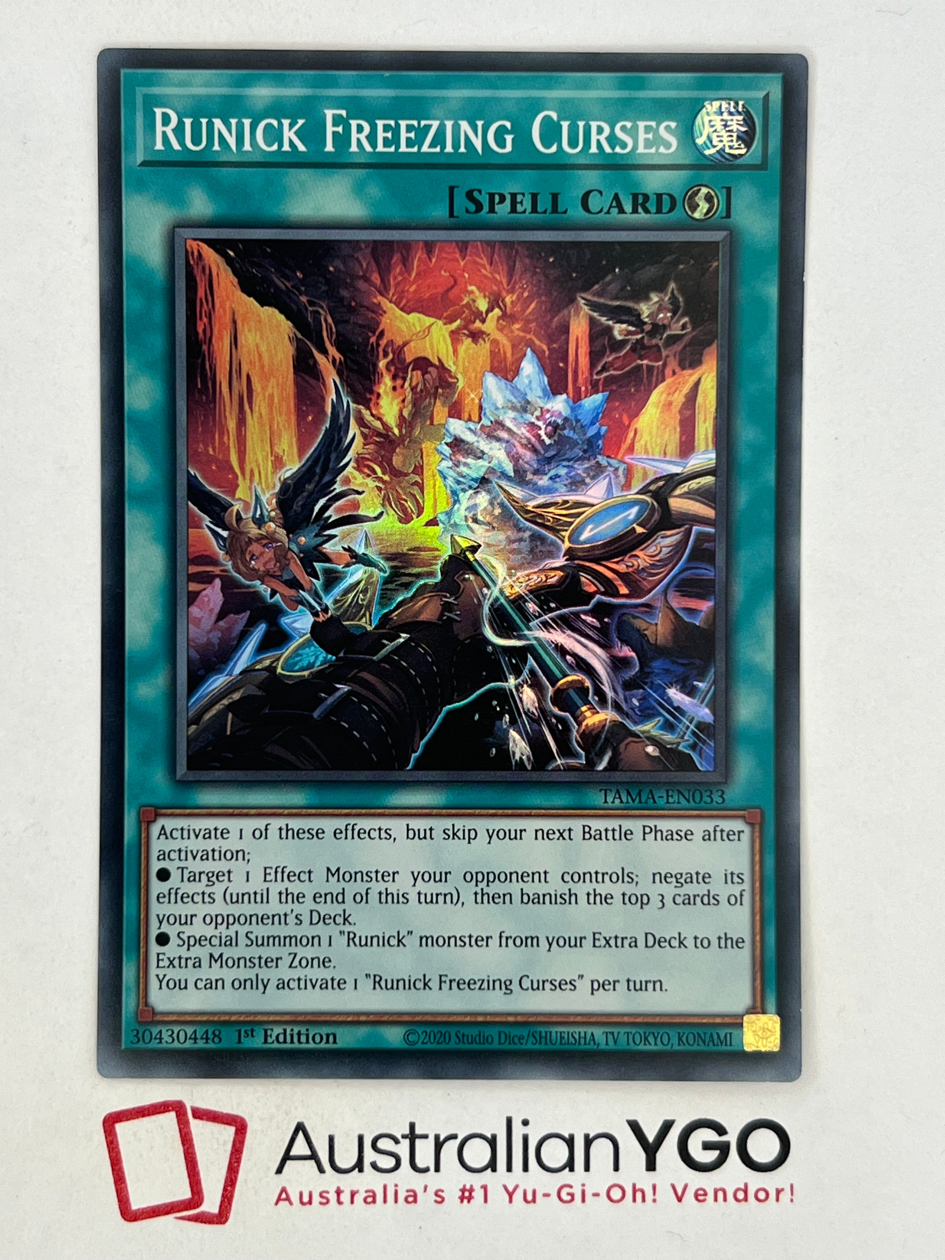 RUNICK FREEZING CURSES TAMA-EN033 – Aus Ygo