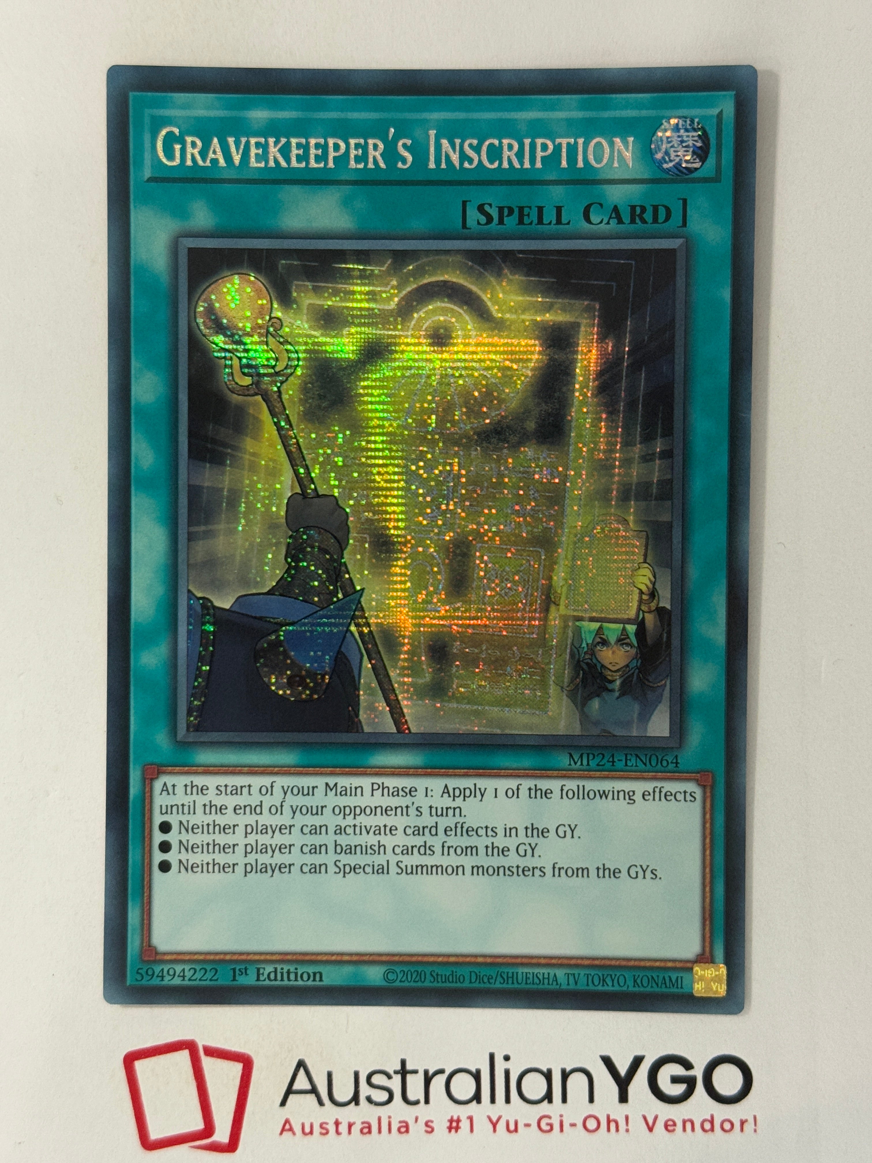 GRAVEKEEPER'S INSCRIPTION MP24-EN064 – Aus Ygo